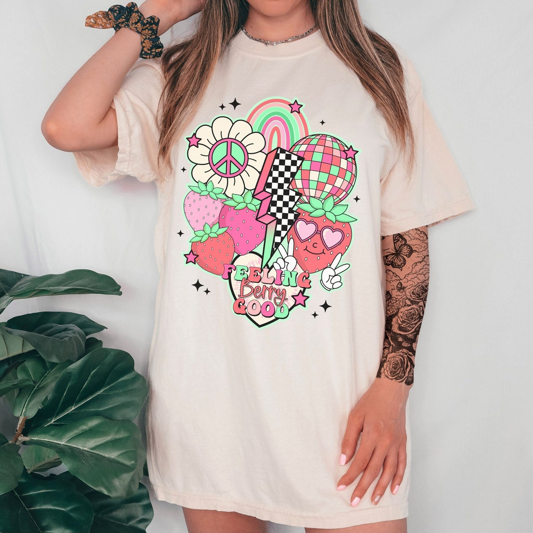 Comfort Colors Strawberry Shirt, Berry Shirt, Cute Strawberry Shirt ...