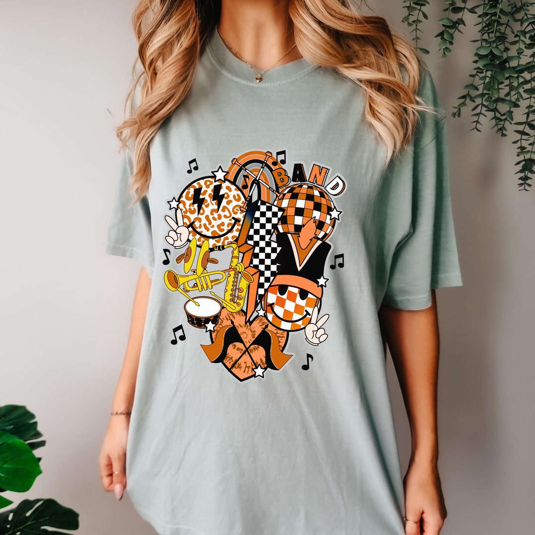 Comfort Colors Band Collage Shirt, Band Shirts, Marching Band Shirt ...