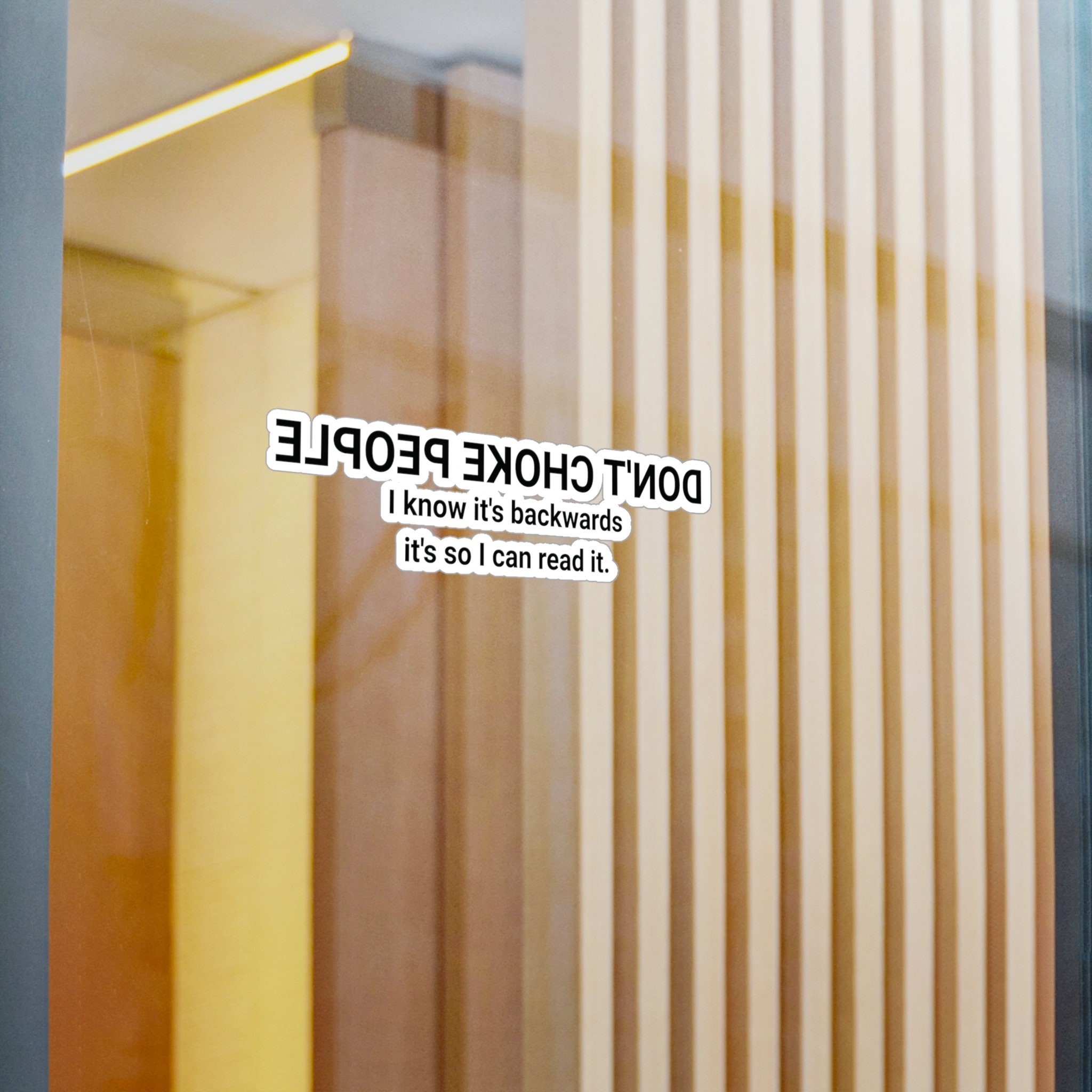 Don't Choke People Car Decal, Funny Window Decals,funny Decal, 6x8 ...