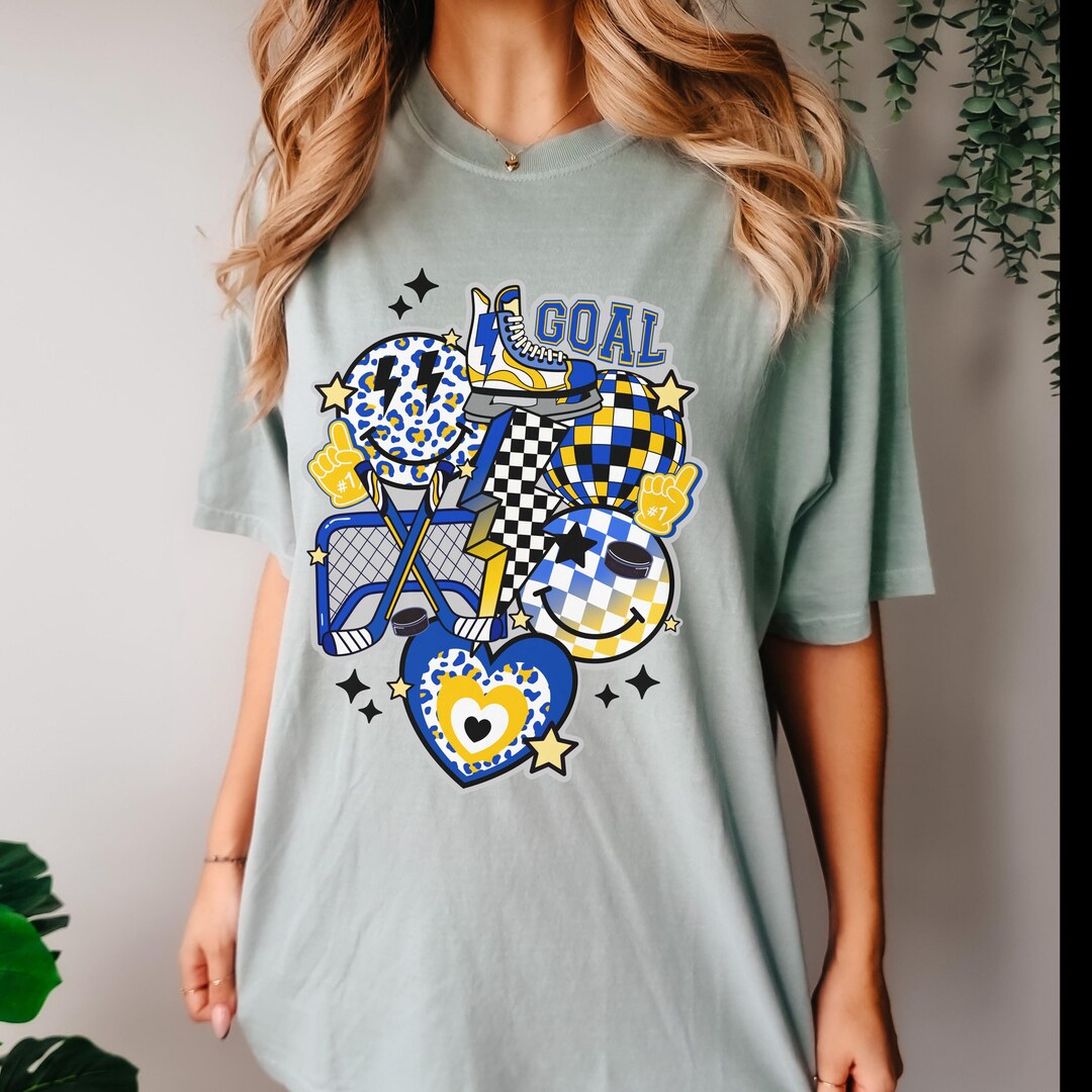 Comfort Colors Hockey Shirt, Game Day Shirt, Hockey Mom Shirt, Hockey ...