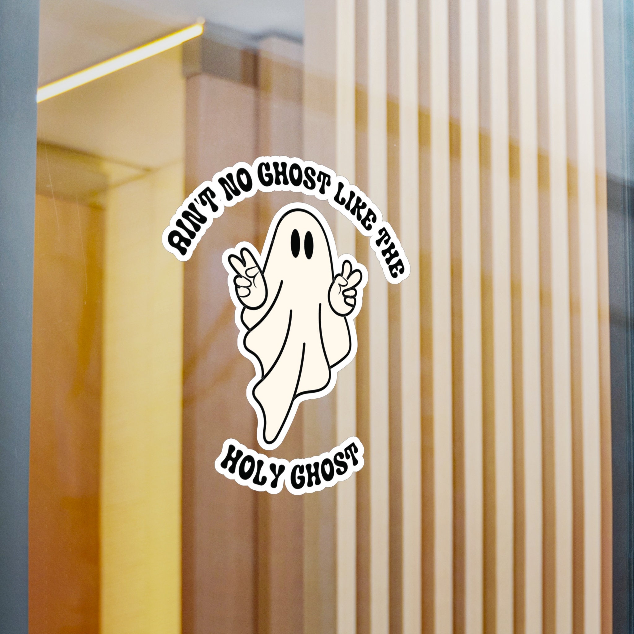 Ain't No Ghost Like the Holy Ghost Funny Vinyl Decal, Christian Gifts ...