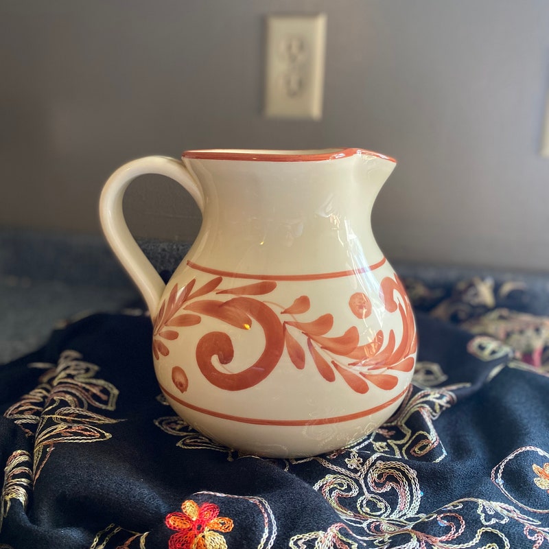Italy Pitcher Vintage Ceramic - Etsy
