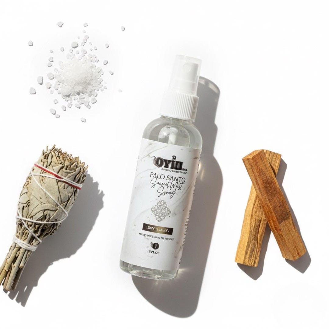 Palo Santo Sacred Mist 4oz – Energy Cleansing Room Spray |smokeless ...