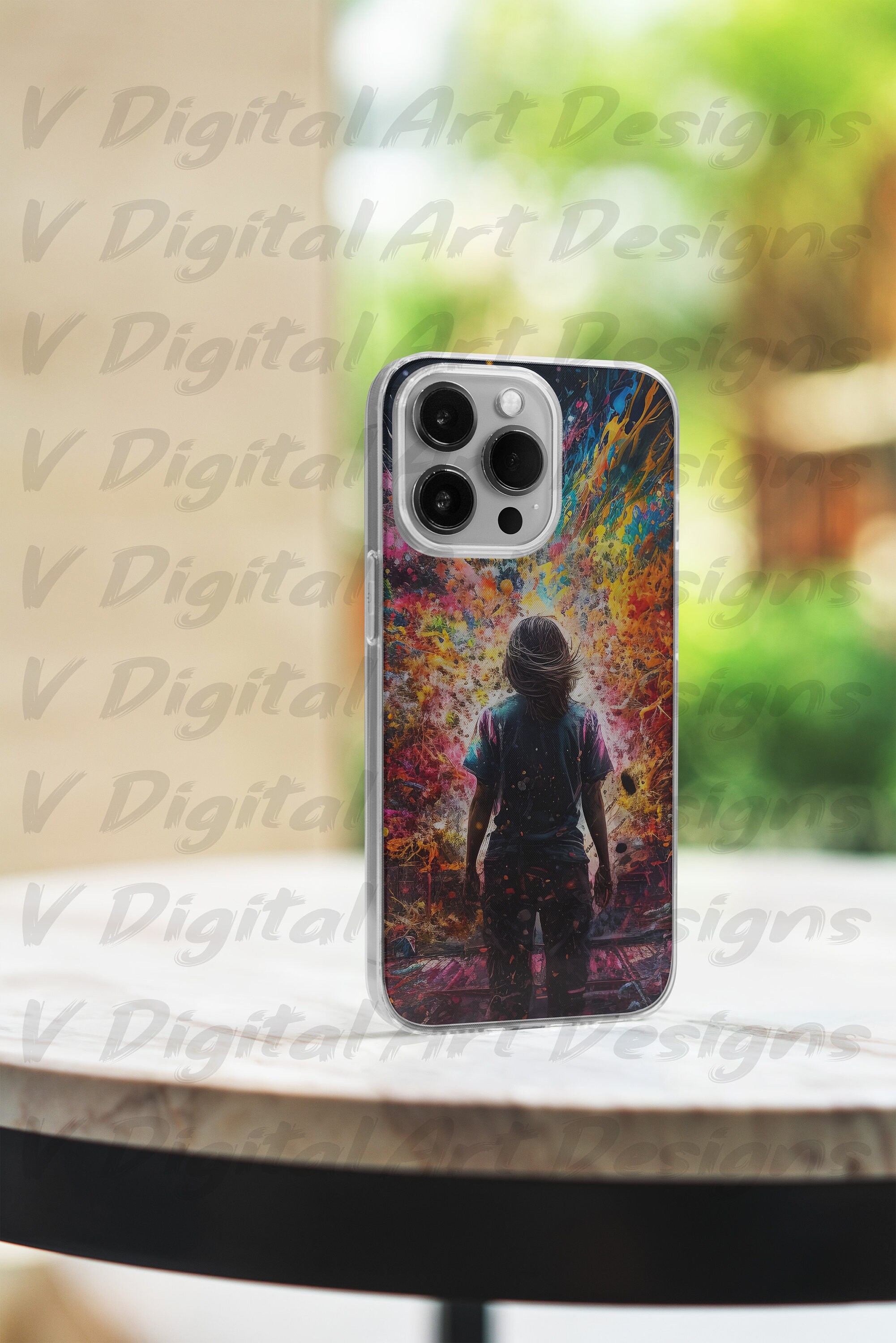 Color Explosion Digital Art, Instant Download Wall Decor, Printable ...