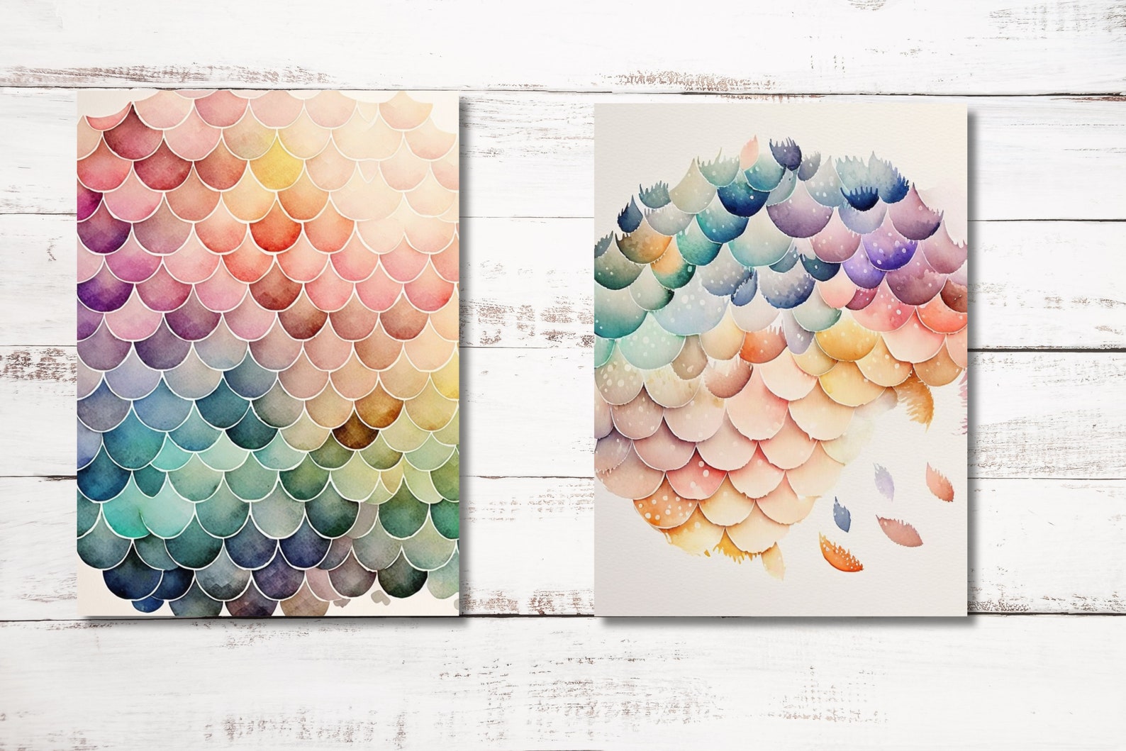 Reverse Watercolor Coloring Pages, Coloring Pages for Adults - Reverse ...