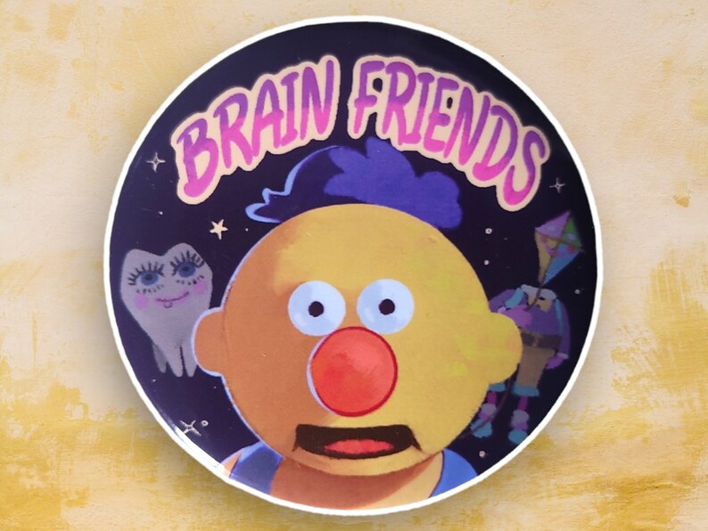 Don't Hug Me I'm Scared Button Pins - Etsy