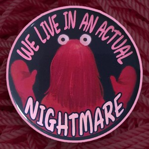 Don't Hug Me I'm Scared Button Pins - Etsy