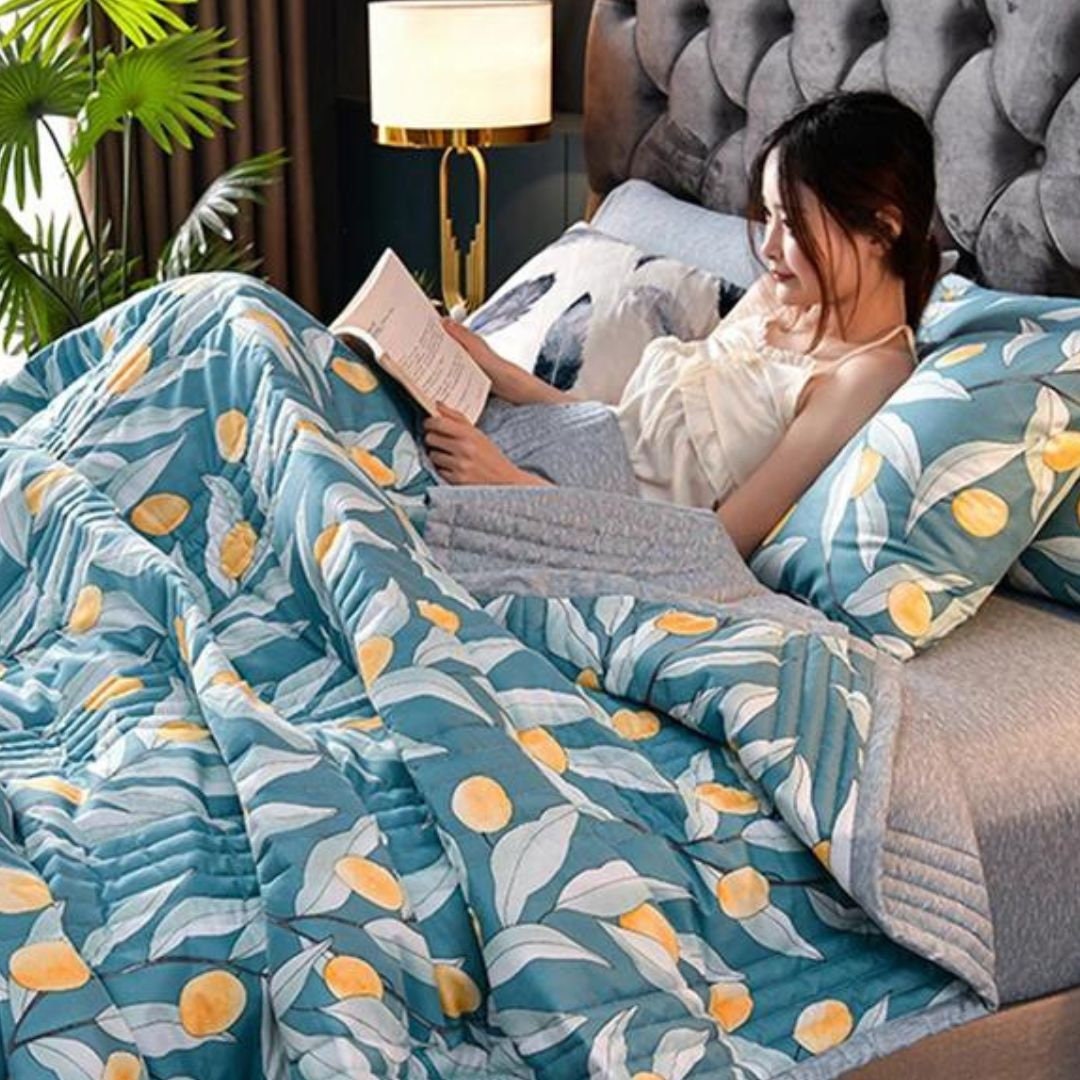 Lightweight Comforter Spring Colors Machine Washable Pastel Blanket ...