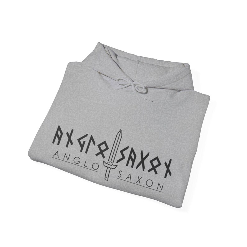 Anglo Saxon Hooded Sweatshirt - Etsy