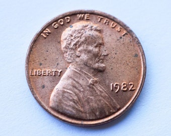 1982 Lincoln Memorial Cents All 7 P&D Coin Variety Set Each Copper and ...