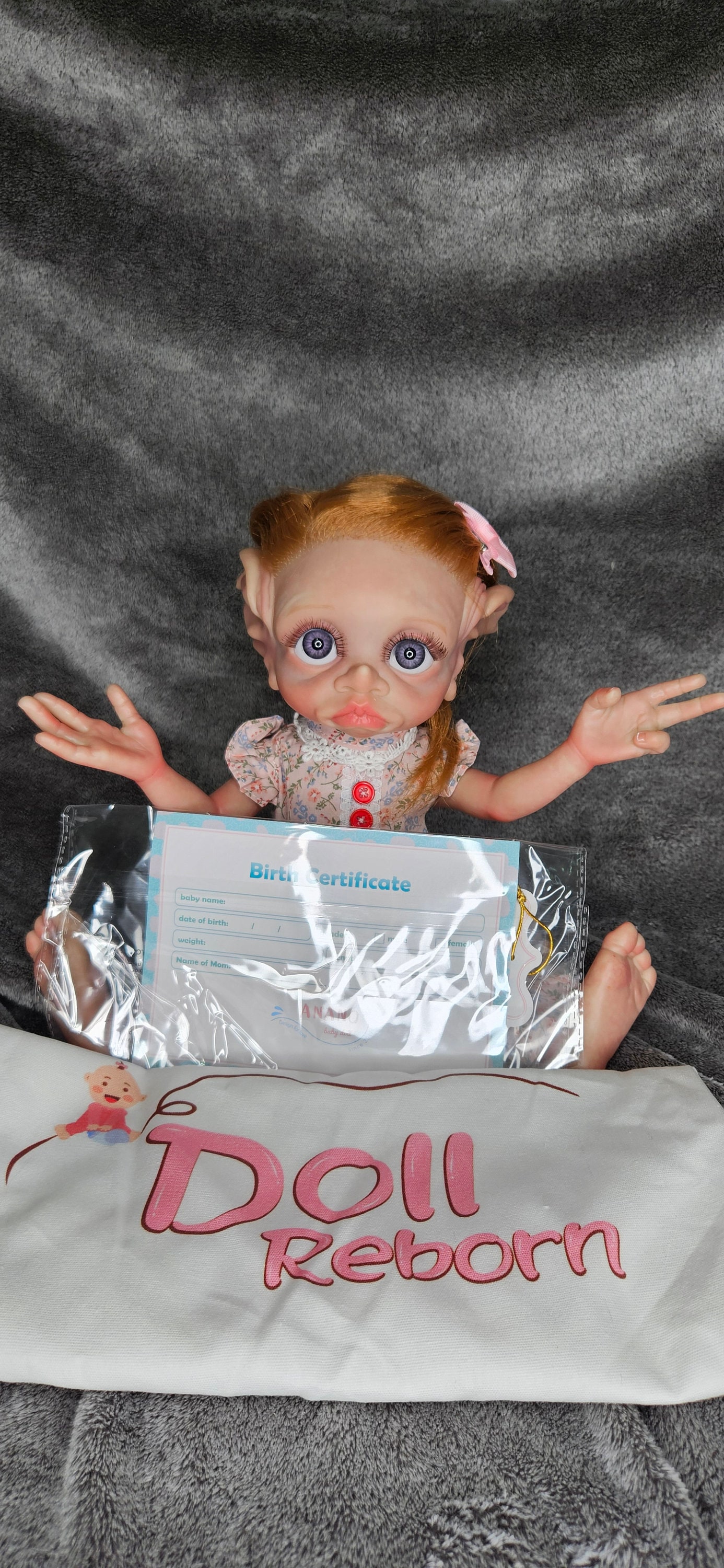 Reborn Elf Doll 17 Inch Elf Baby Reborn Baby Dolls Reborn Fairy Elf ...