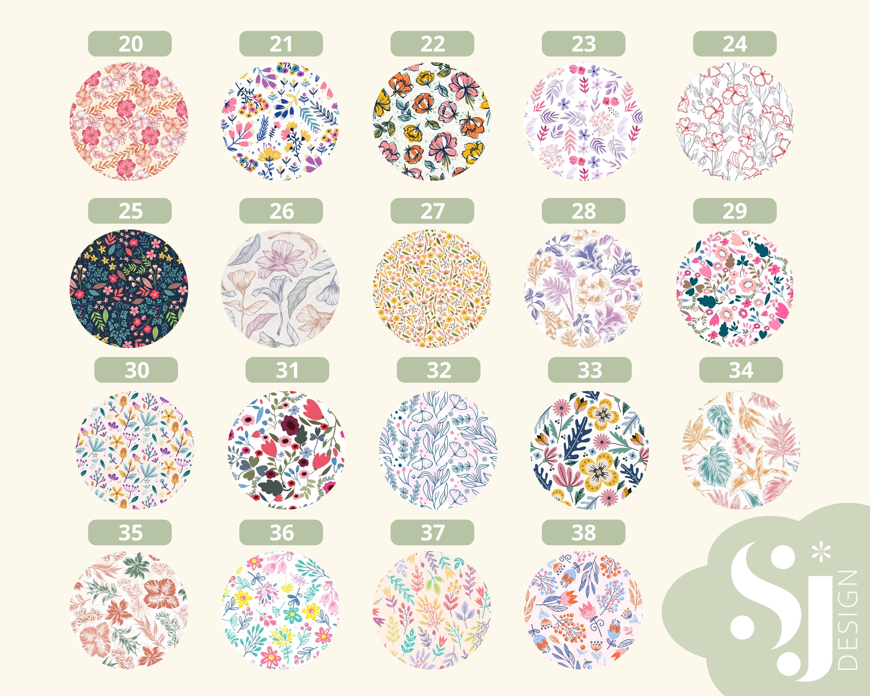 Aldi Coin Quarter Holder for Keychain, Keychain Gift, Flower Pattern ...