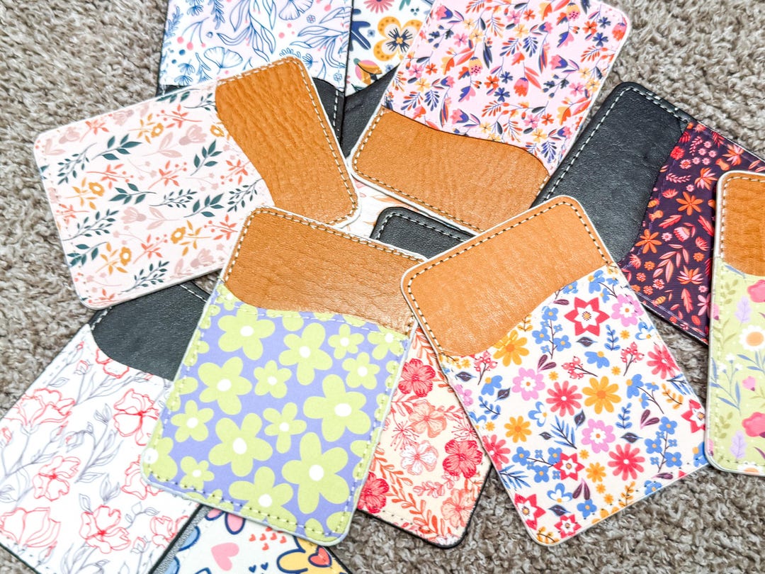Cute Designs for Phone Wallet, Phone Card Holder, Phone Stick on Wallet ...