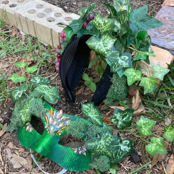 Poison Ivy Mask - Etsy