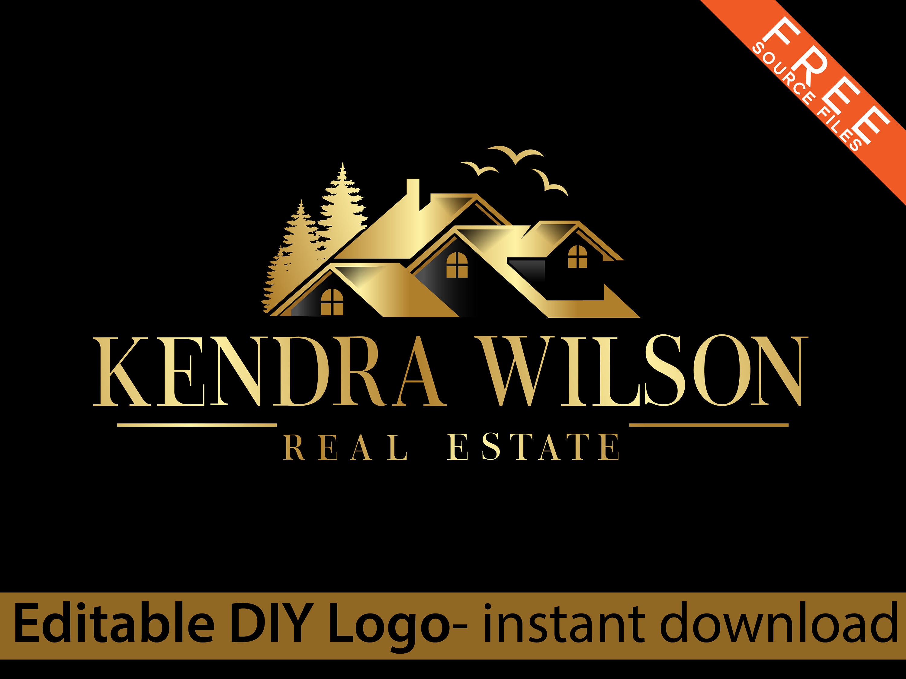 I'll Create Real Estate Logo, Realtor Logo, Gold Real Estate Logo ...