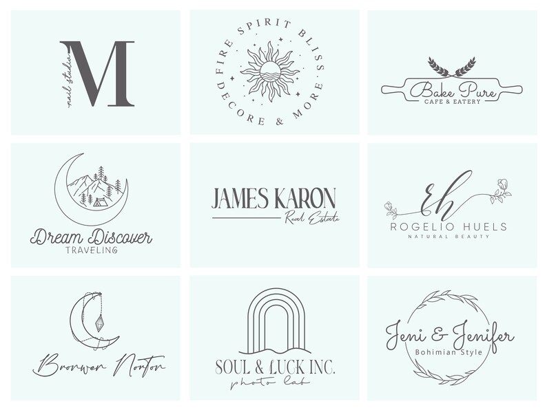 Custom Hand Drawn Logo, Custom Logo Design, Logo Design Custom for ...