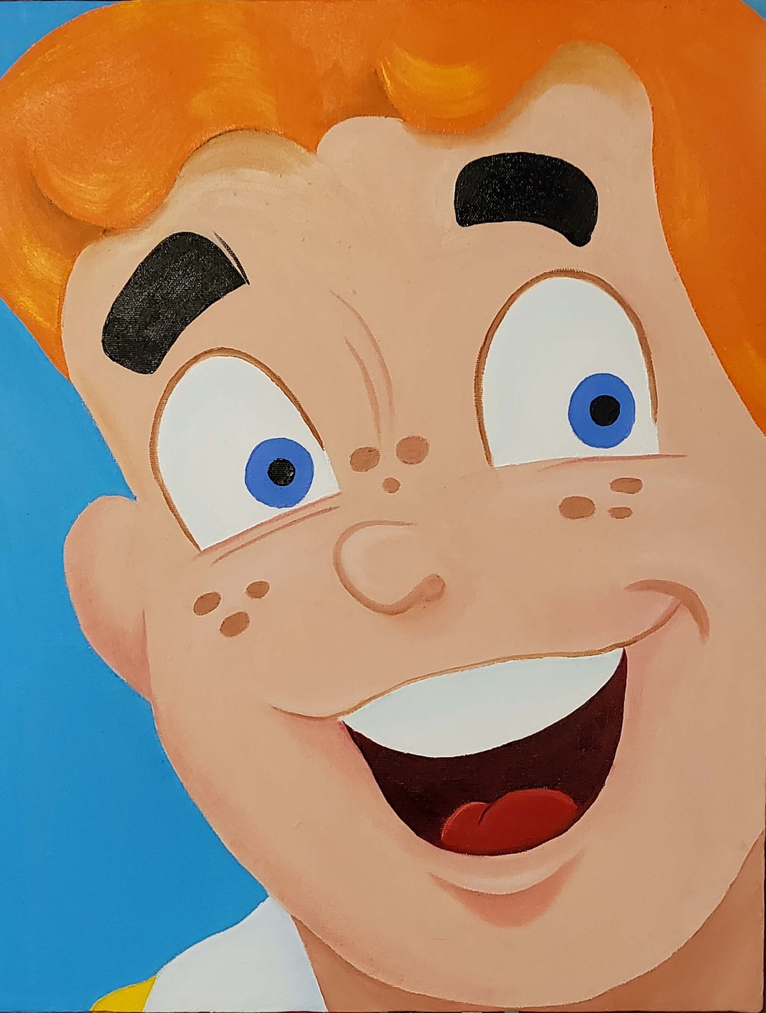 Title: "timeless Charm" Original Oil Painting of Archie Andrews From ...