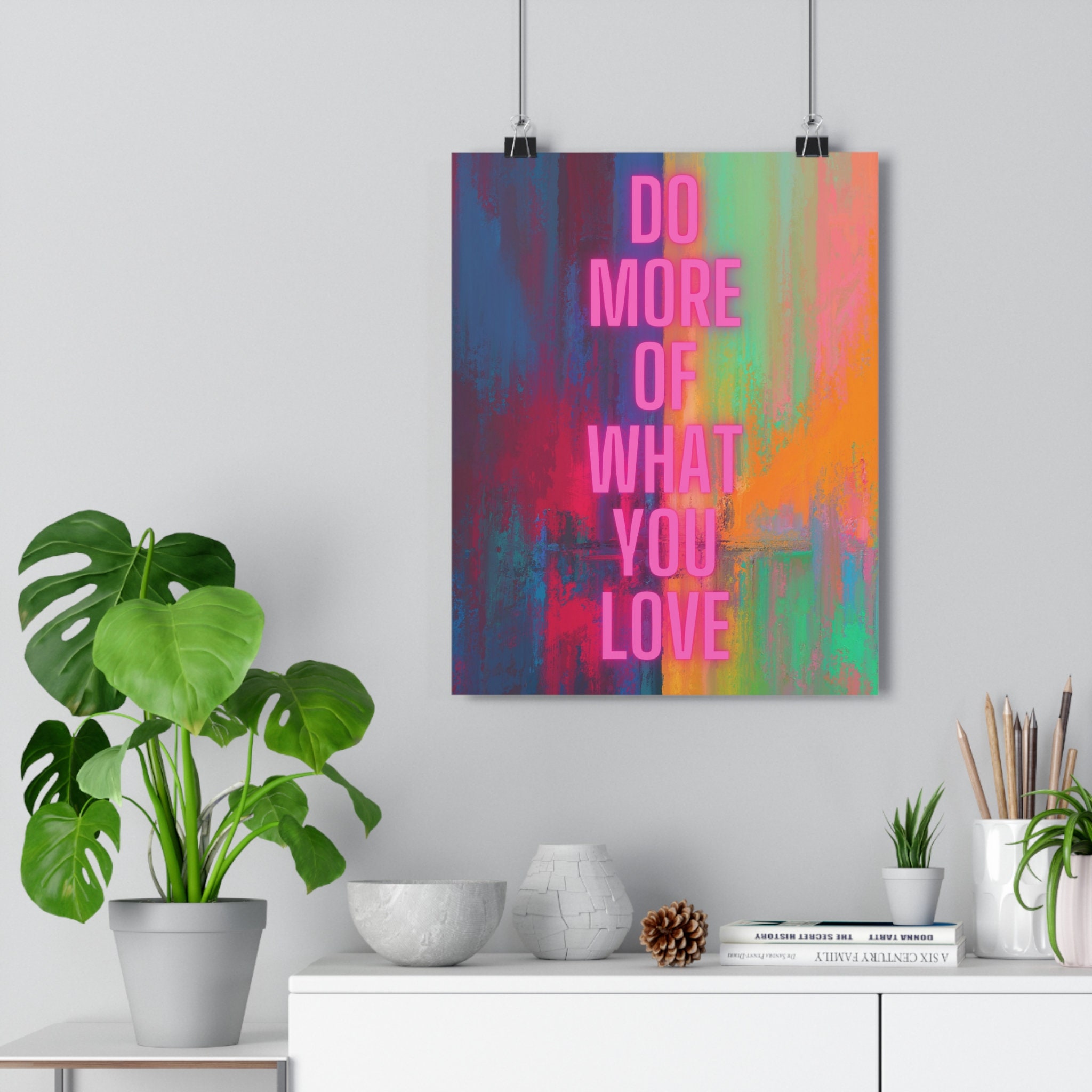 Happy Motivational Poster - Etsy