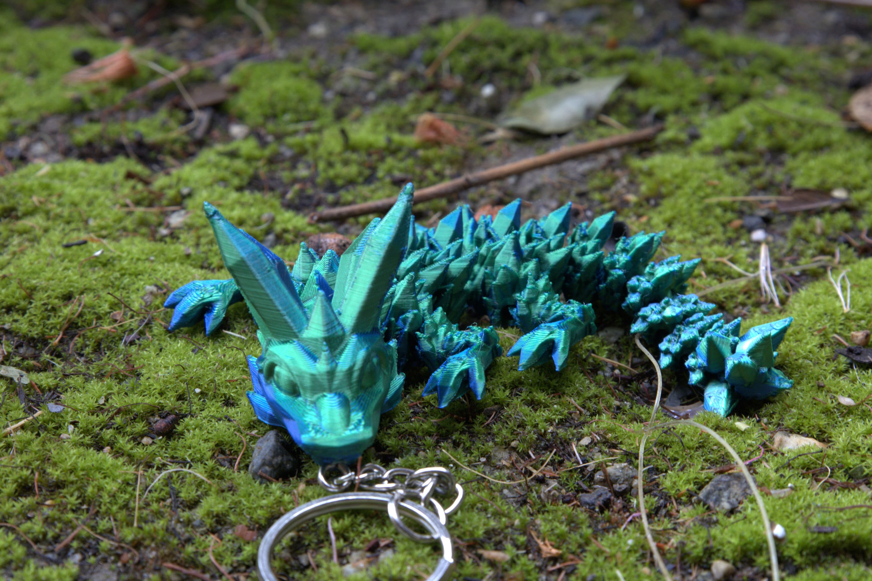 3D Printed Dragon Keychains With Fantasy Vibes Embark on a Magical ...