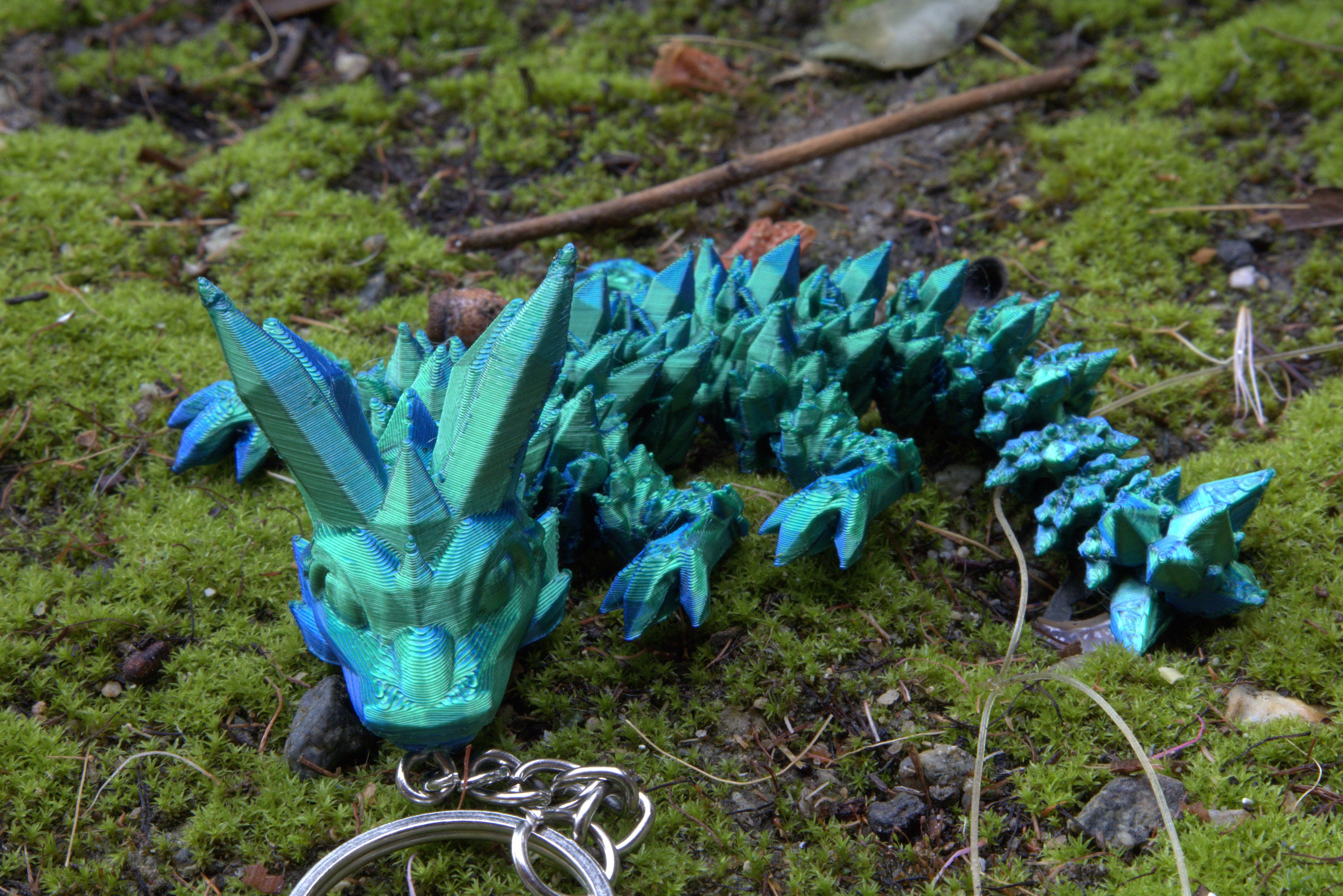 3D Printed Dragon Keychains With Fantasy Vibes Embark on a Magical ...