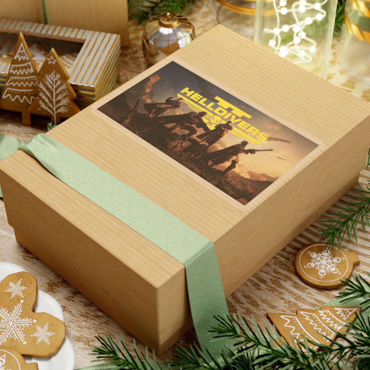 Helldivers 2 Sticker, Transparent and White, Different Sizes, Gaming ...