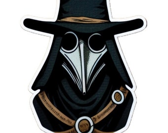Plague Doctor Sticker - Etsy