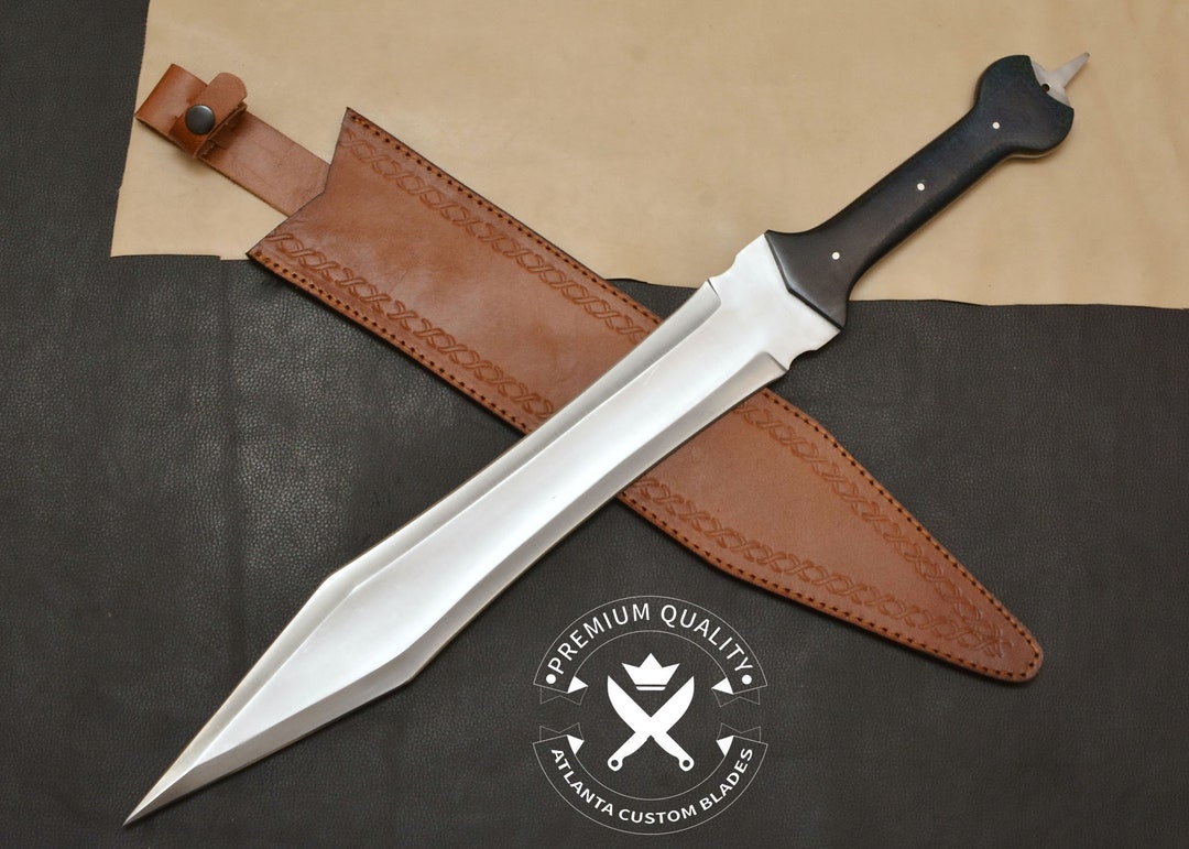 Customized GREEK GLADIUS Replica SWORD Fully Handmade D2 Steel Fix ...