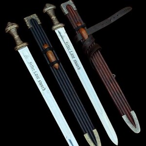 Antique Style Handmade Damascus Steel Sword-replica Medieval Sword With ...