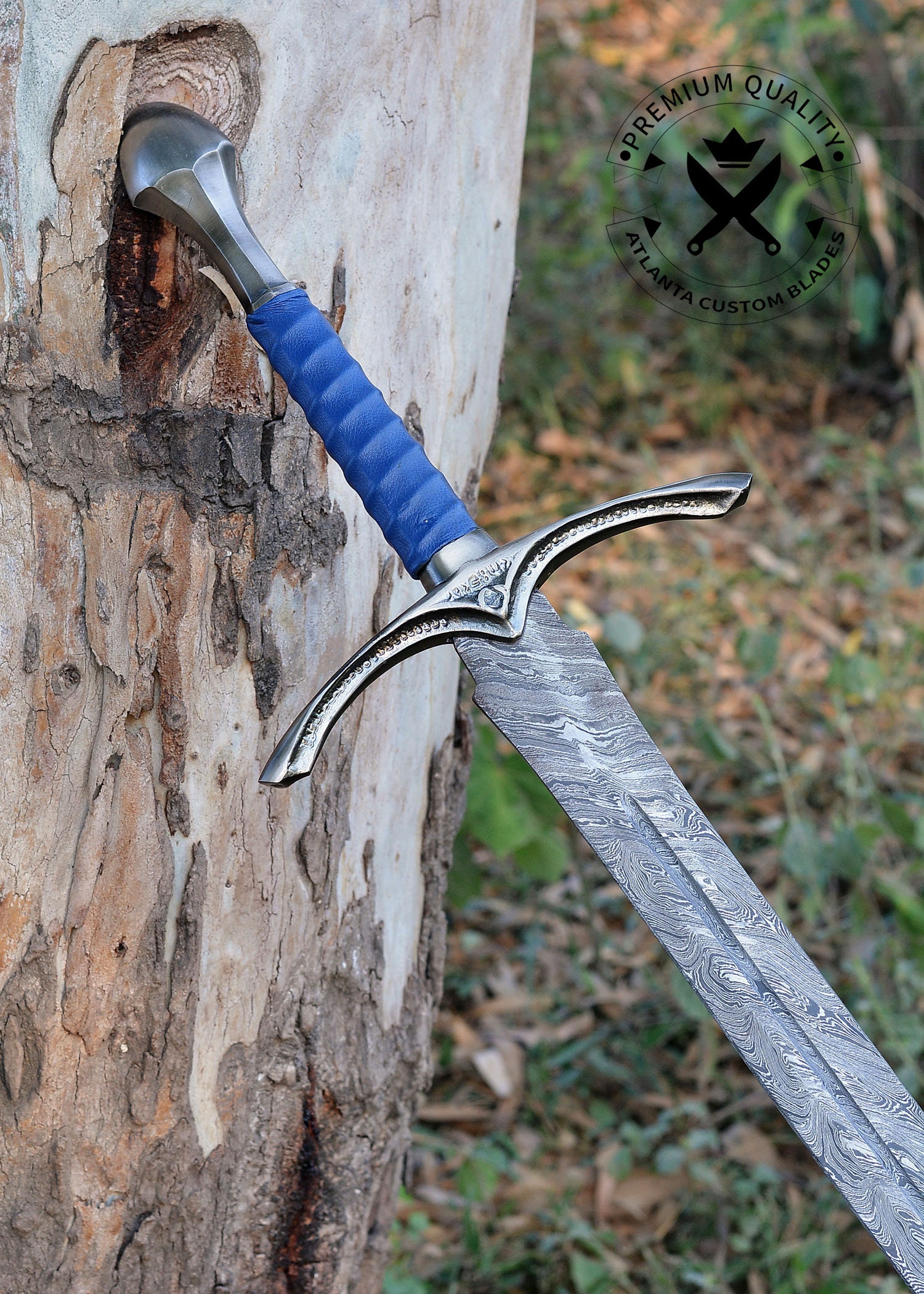 Sword of Glamdring the Elvenking Damscus Steel Sword With Sheath ...