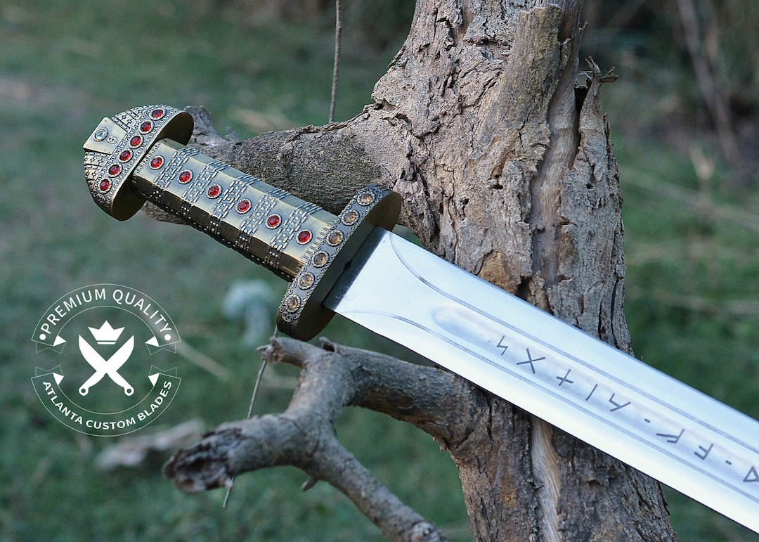 Handmade Luxury Addition Viking King Ragnar REPLICA Sword Bjorn ...