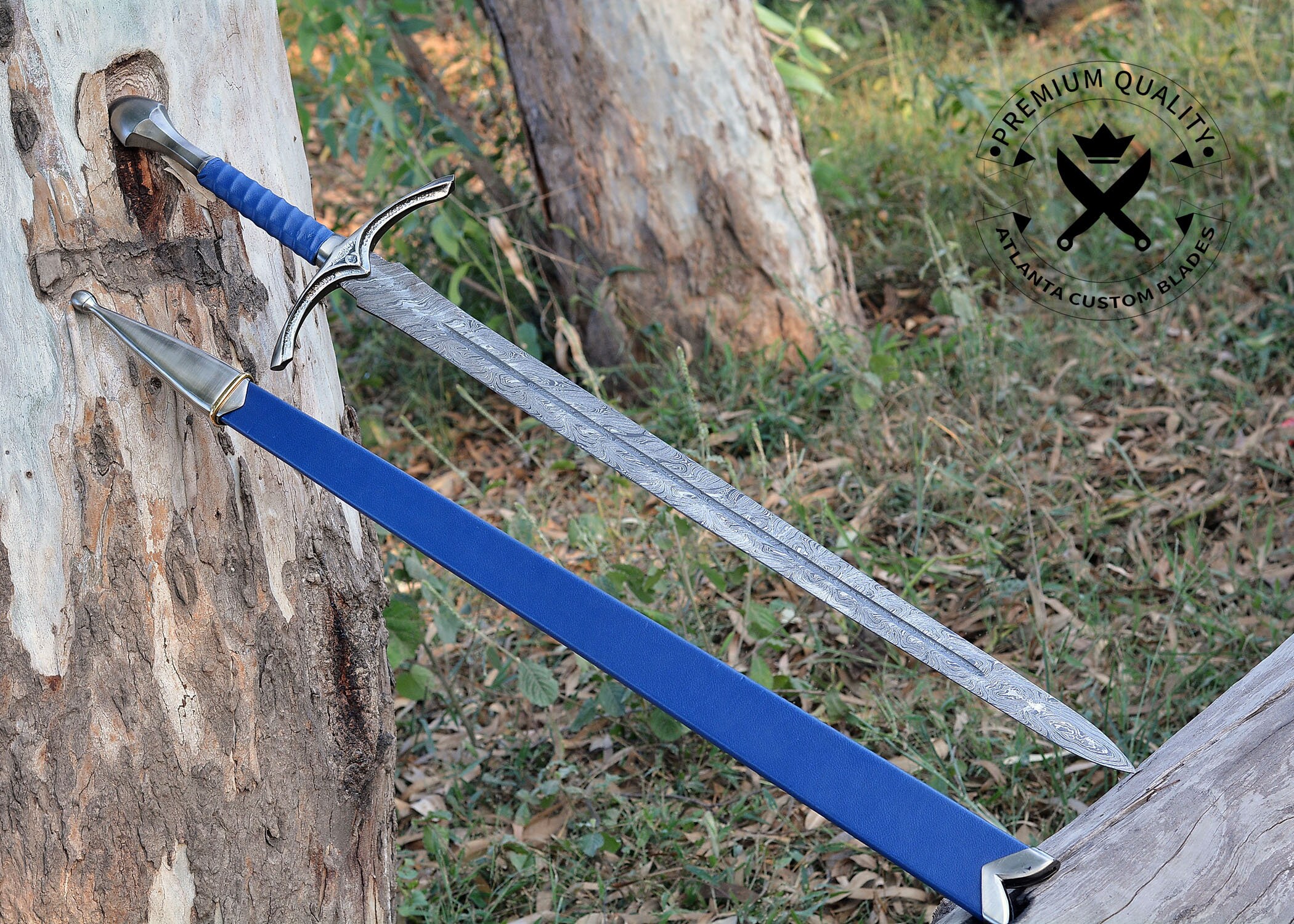 Sword of Glamdring the Elvenking Damscus Steel Sword With Sheath ...