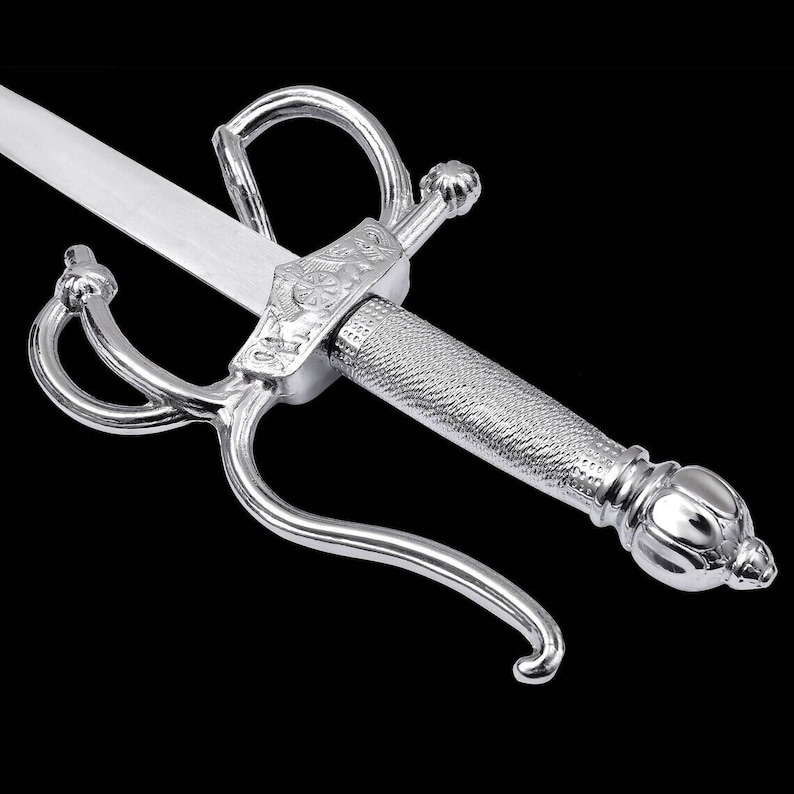 Handmade Steel Medieval / Rapier Stage Sword With Scabbard Legend of ...