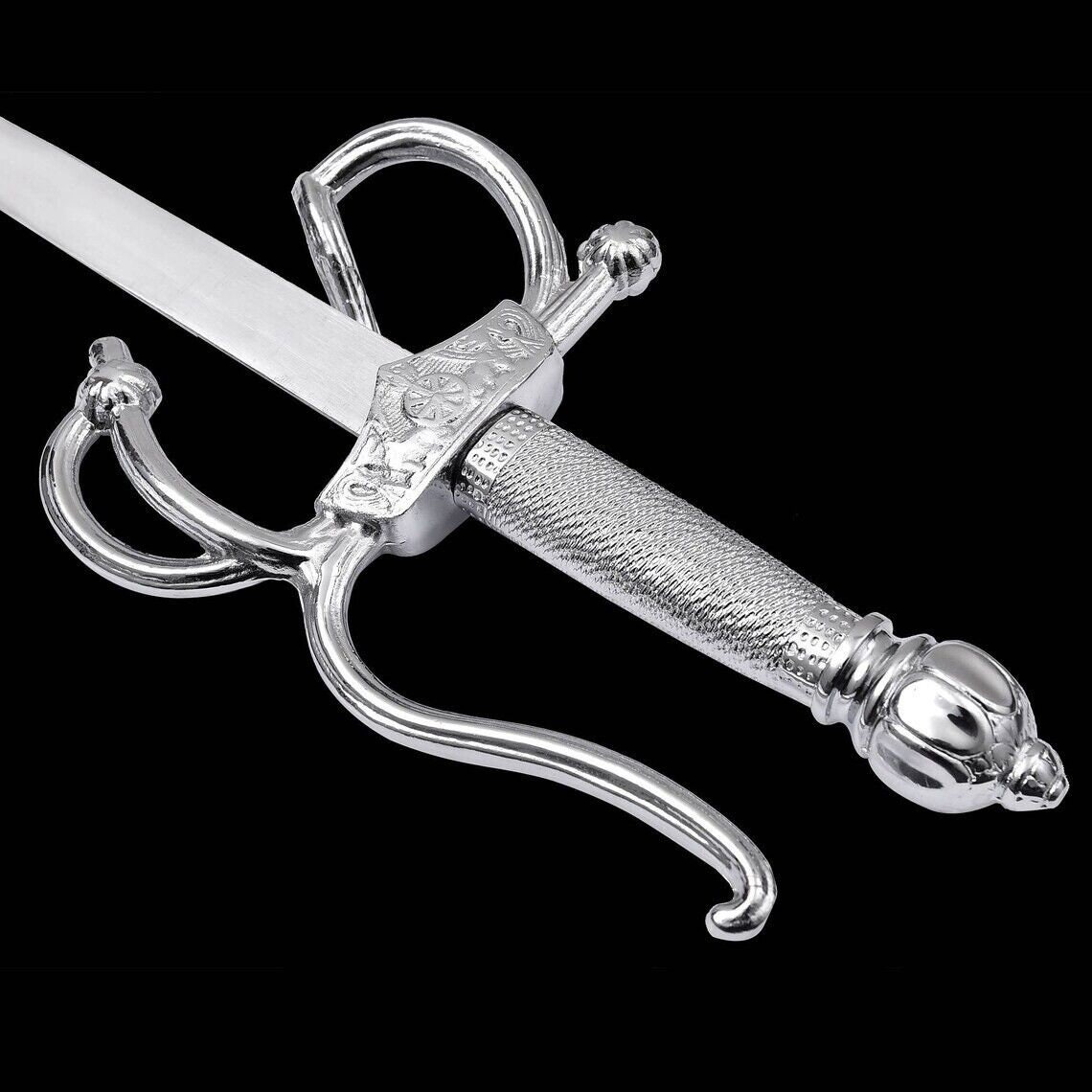 Handmade Steel Medieval / Rapier Stage Sword With Scabbard Legend of ...
