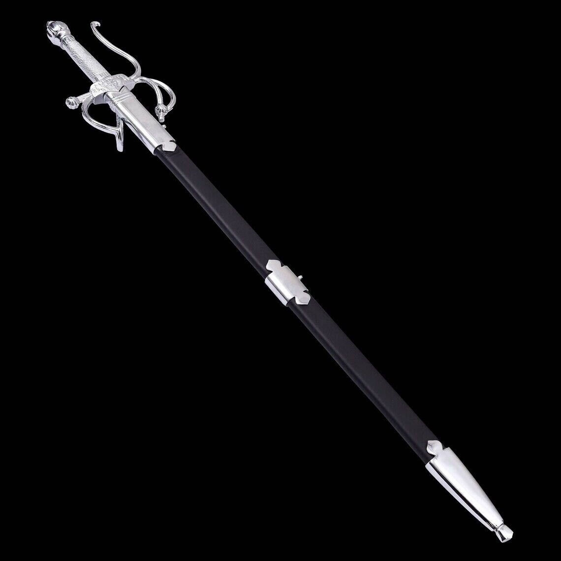 Handmade Steel Medieval / Rapier Stage Sword With Scabbard Legend of ...