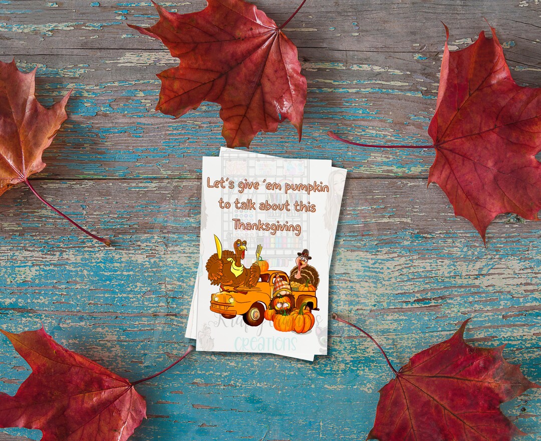 Gobble & Gather: A Whimsical Thanksgiving Feast on Wheels - Etsy