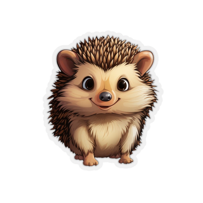 Cute Hedgehog Sticker Cute Hedgehog Sticker for Animal Lover Sticker ...