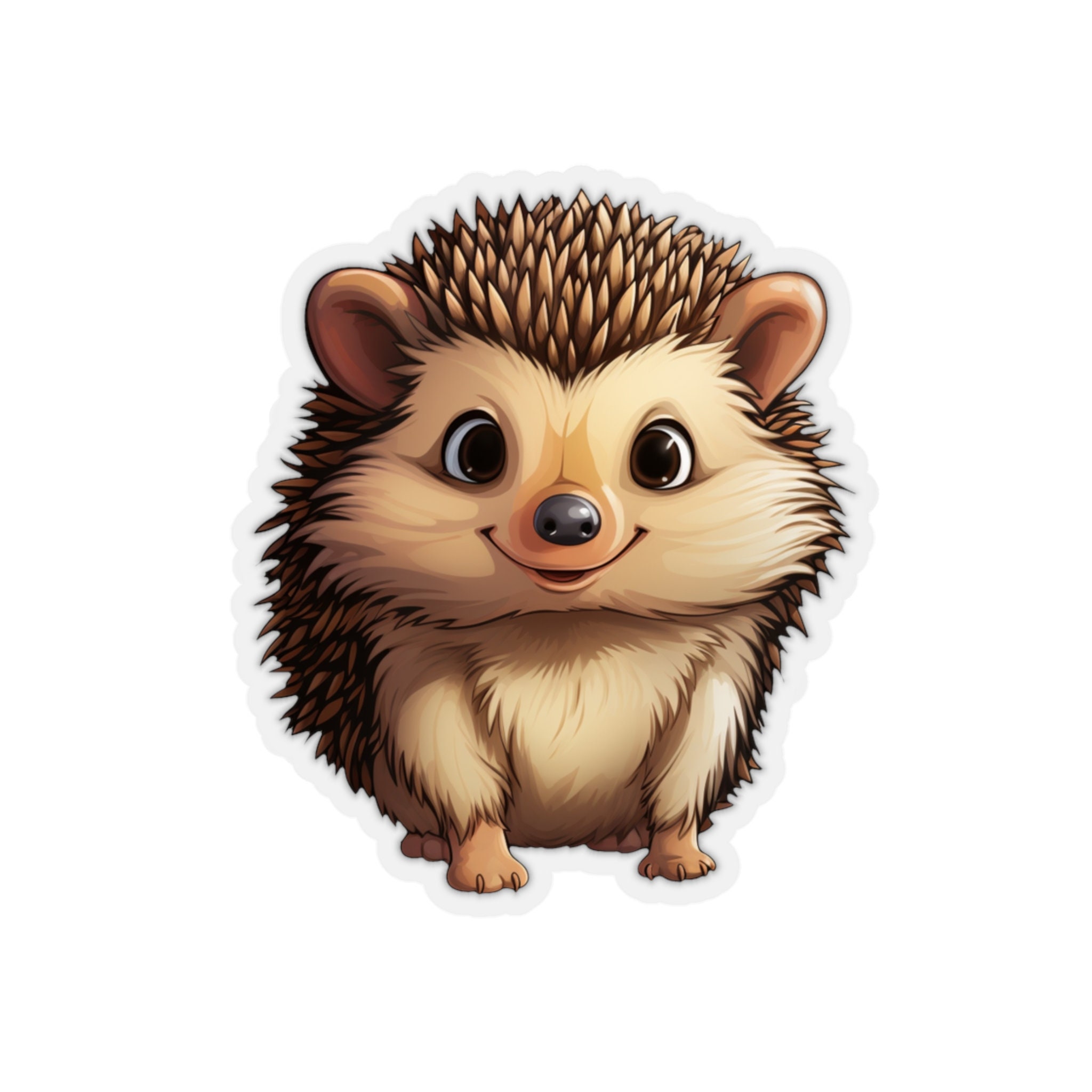 Cute Hedgehog Sticker Cute Hedgehog Sticker for Animal Lover Sticker ...