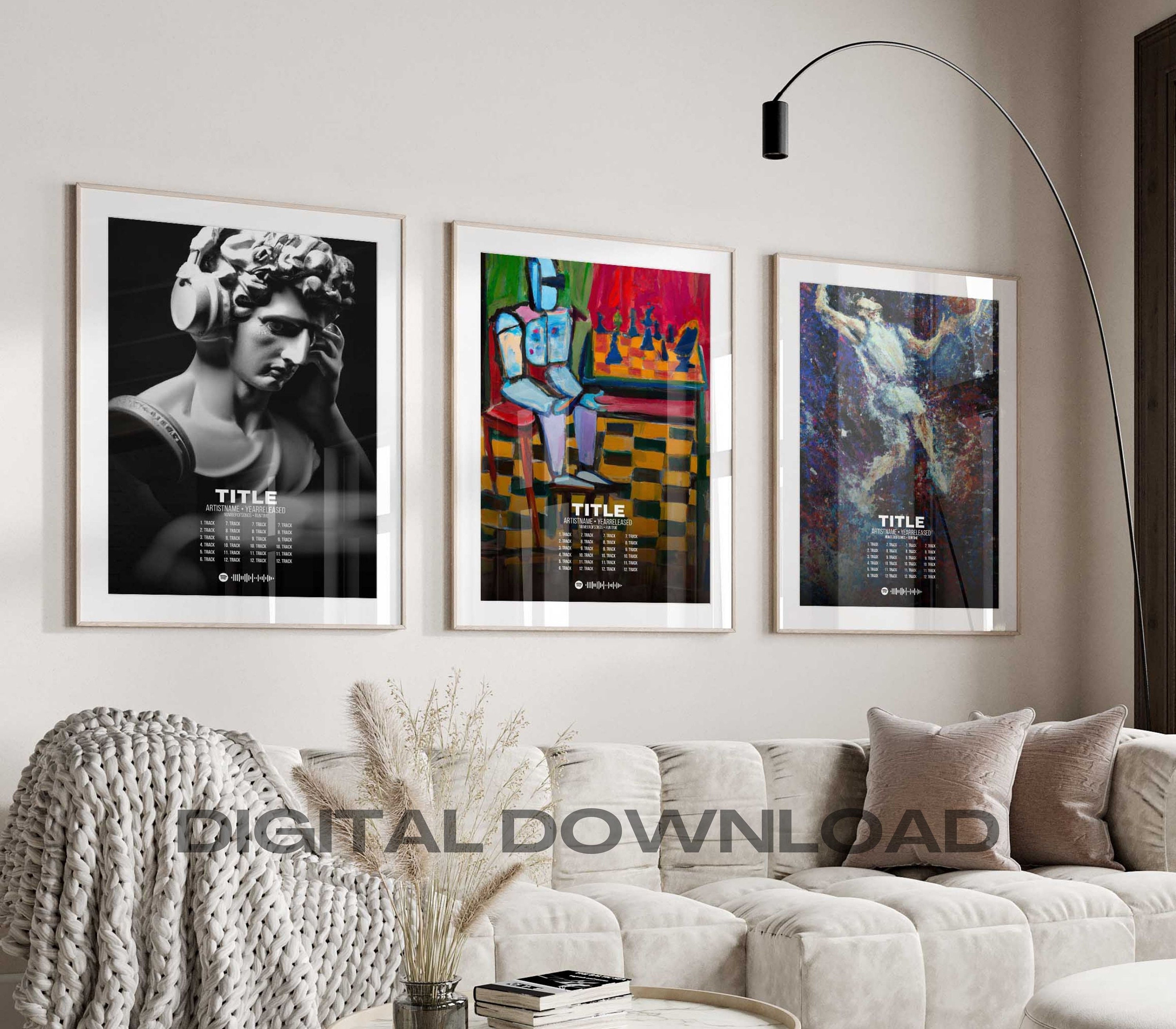 Personalized Album Cover Poster - Custom Digital Music Poster - Album ... Personalized Album Cover Poster - Custom Digital Music Poster - Album ...