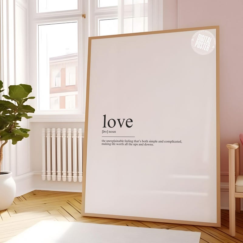 Love Print - Etsy