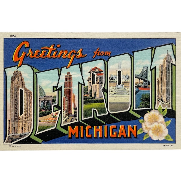 Big Letter Postcards - Etsy
