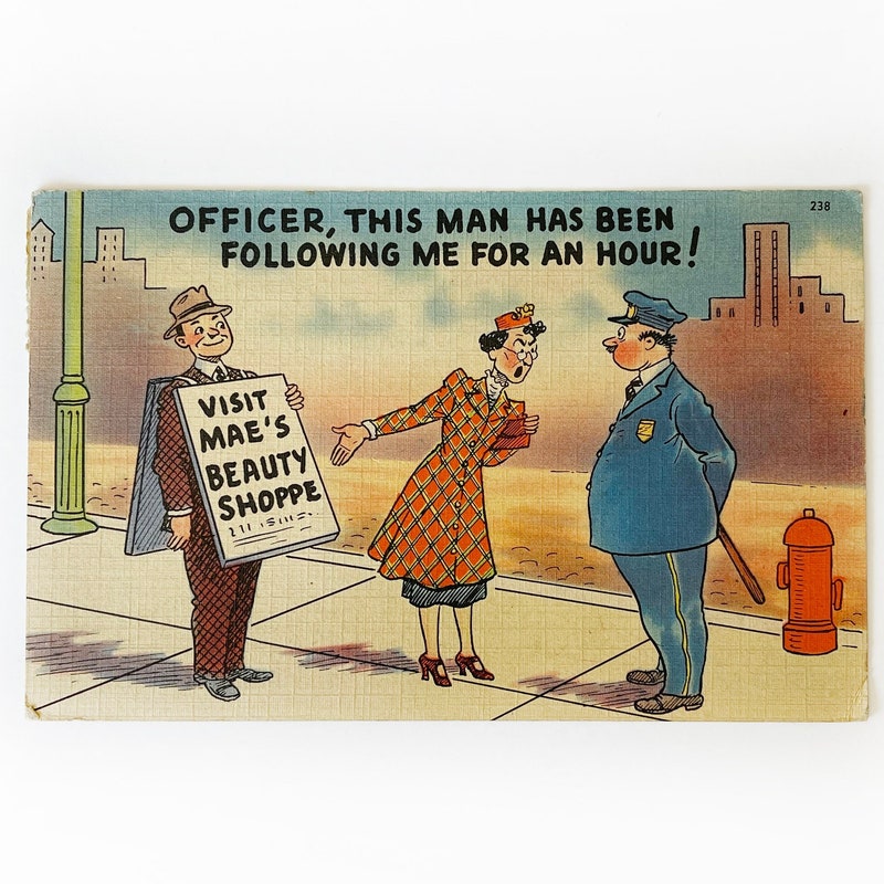 Comic Postcards - Etsy