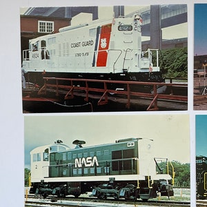 Vintage Set of 4 Military and NASA Train Railway Postcards Collectable ...
