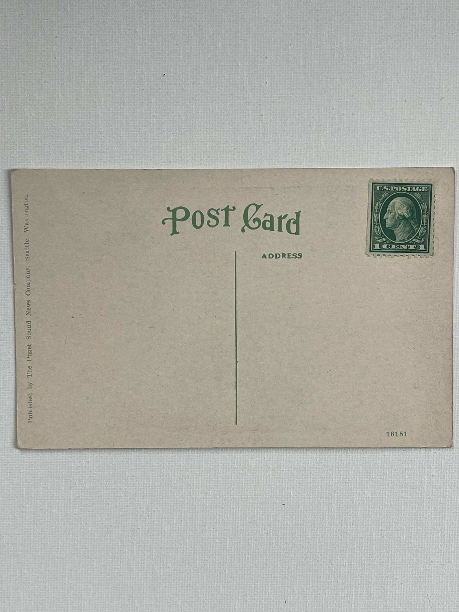 Vintage 1910s Unused Collector Grade Mounted George Washington Green ...