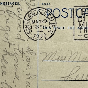 Vintage 1927 Cliff House Beach and Seal Rocks, San Francisco California ...