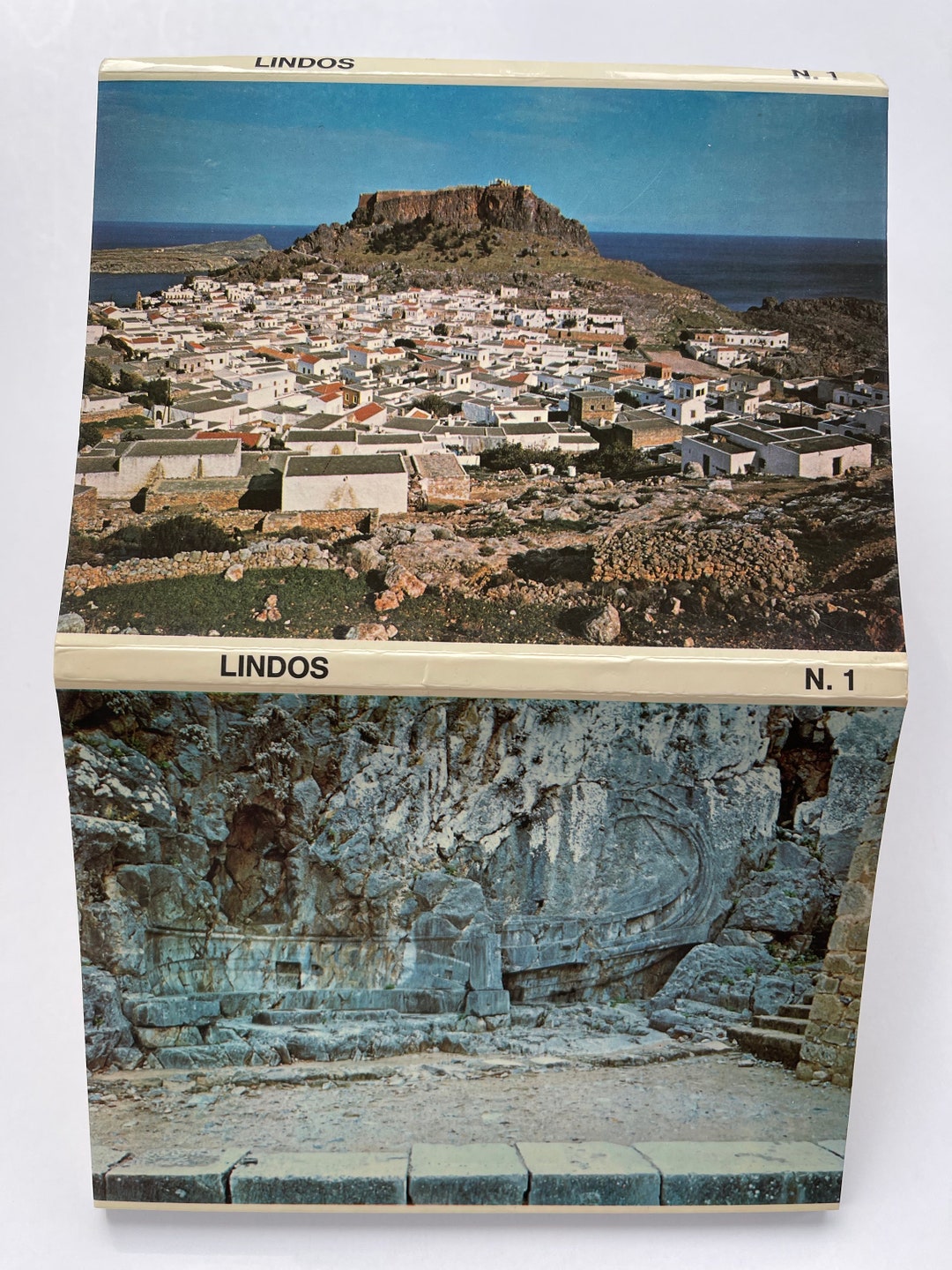 Vintage 1950s Lindos, Rhodes, Greece 10 Postcards Series Unused - Etsy