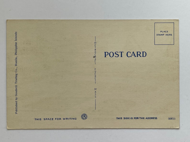 Vintage 1940s Postcard of Balara Swimming Pool Quezon City, Philippine ...