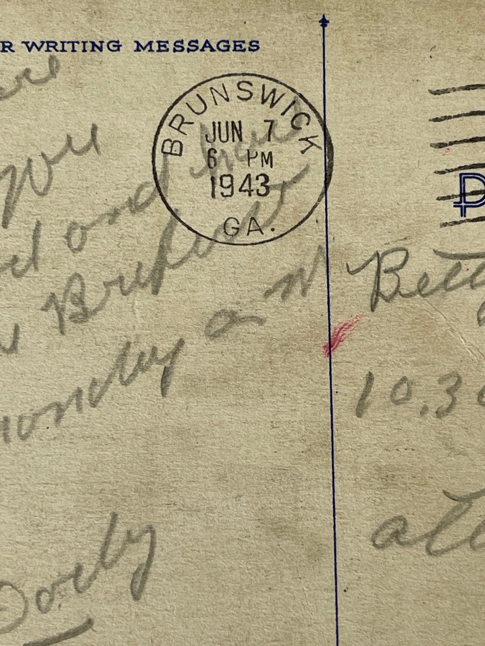 Vintage 1940s Comic Used Illustrated Funny Post Card Man With a Sign ...