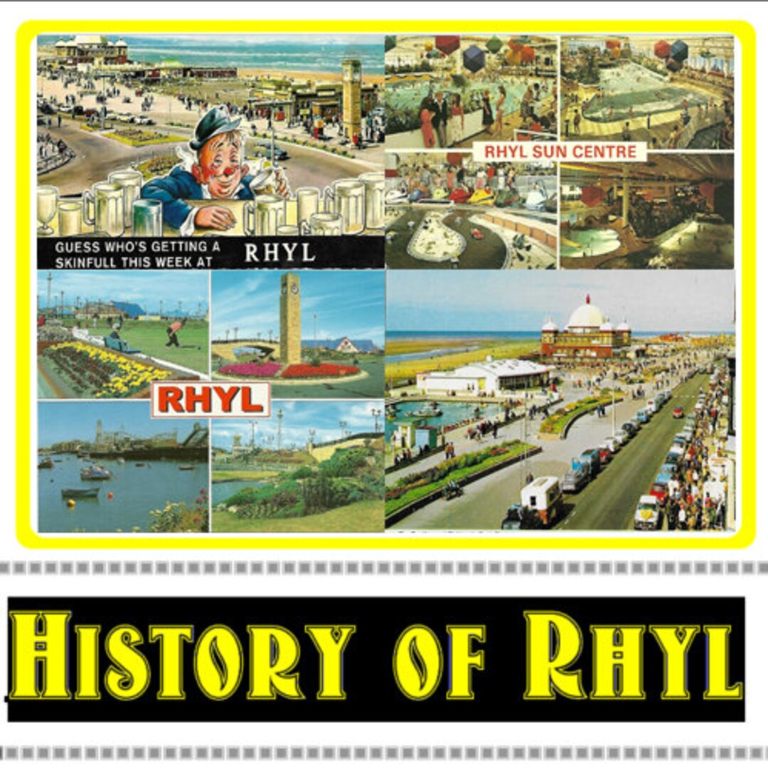 History of Rhyl , Wales , Fun Fair Rides , Beach , Picture Collection ...