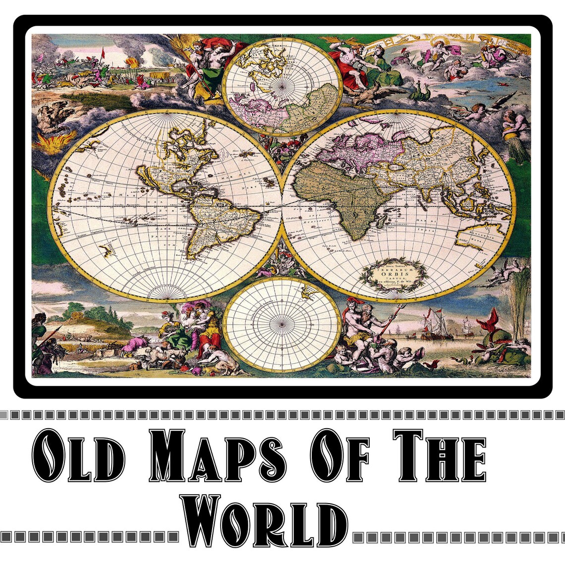 Old Maps of the World , Geography , Ancient Maps, History , Globe ...