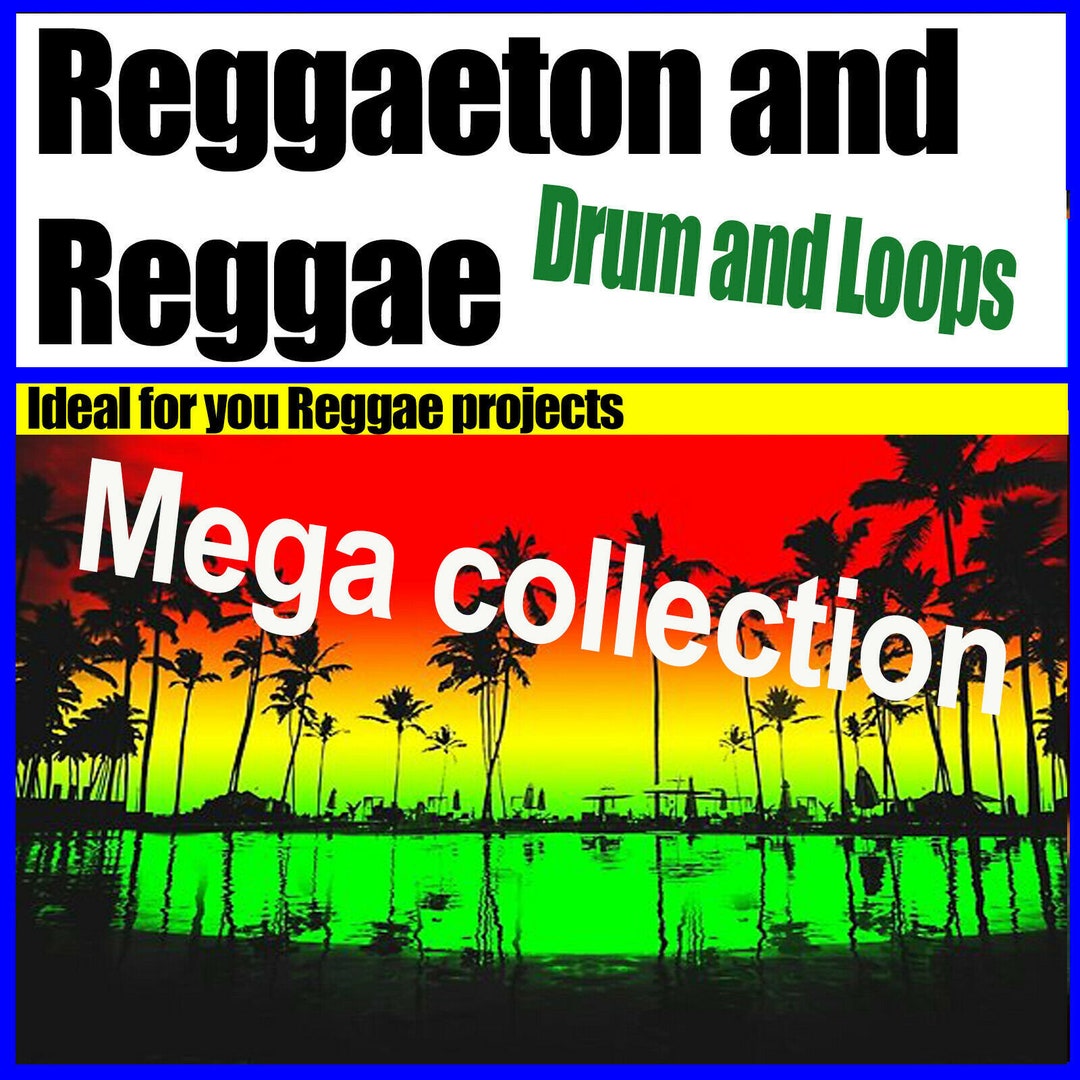 Reggae and Reggaeton Drum Loops Wav Samples Pro Tools Fl Studio Ableton ...